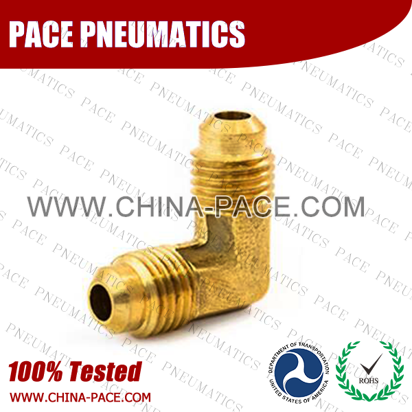 Forged Flare Elbow SAE 45 Degree Flare Fittings, Brass Pipe Fittings ...
